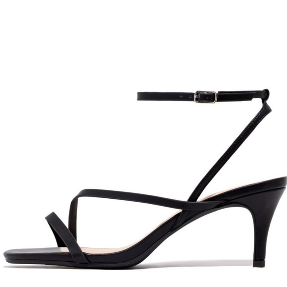 Shoes | New Open Square Toe Strappy Heels | Poshmark